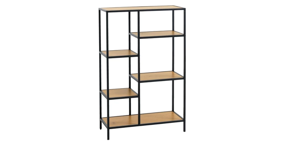 Álló polc 5 polccal tölgy - NAPPALI SZOBABÚTOROK - Unic Spot Webáruház